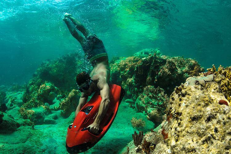 Experience more with a Seabob - Gold Cruises in Mykonos